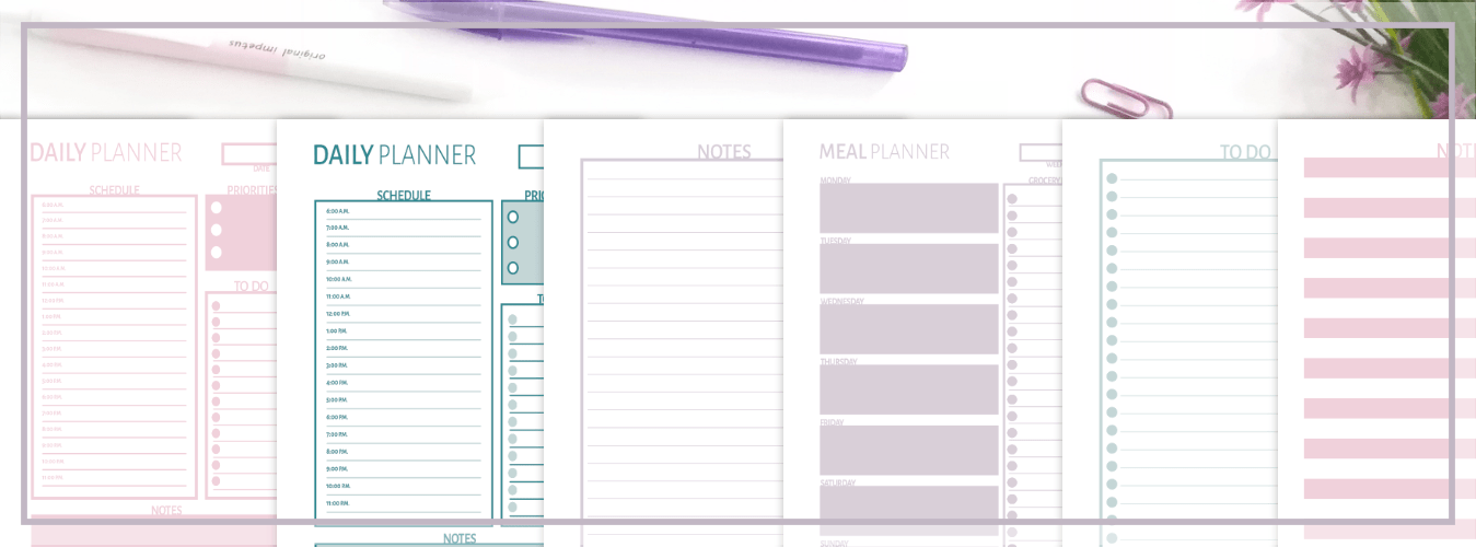 Free Printable Memo Pads Mauve Heart • Mercy Digital Designs