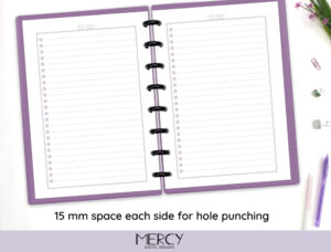 A5 To Do List Printable Pastel Set • Mercy Digital Designs