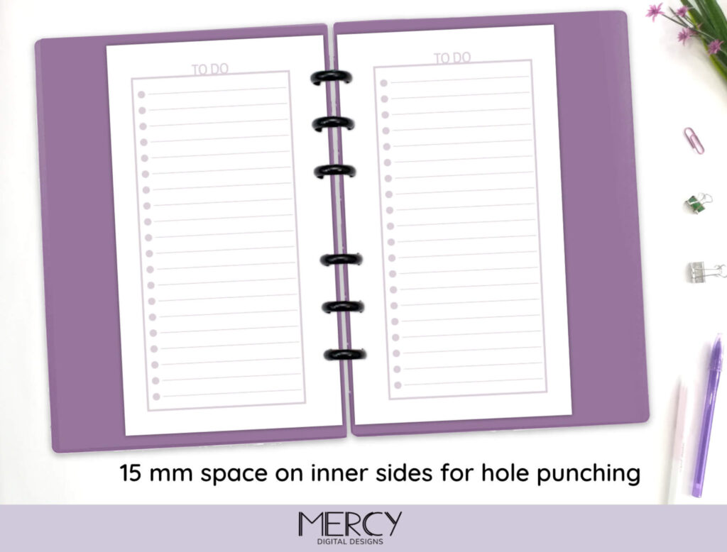 Personal To Do List Printable Pastel Set • Mercy Digital Designs