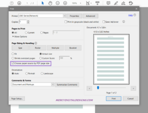 How to Print A6 Planner Inserts • Mercy Digital Designs