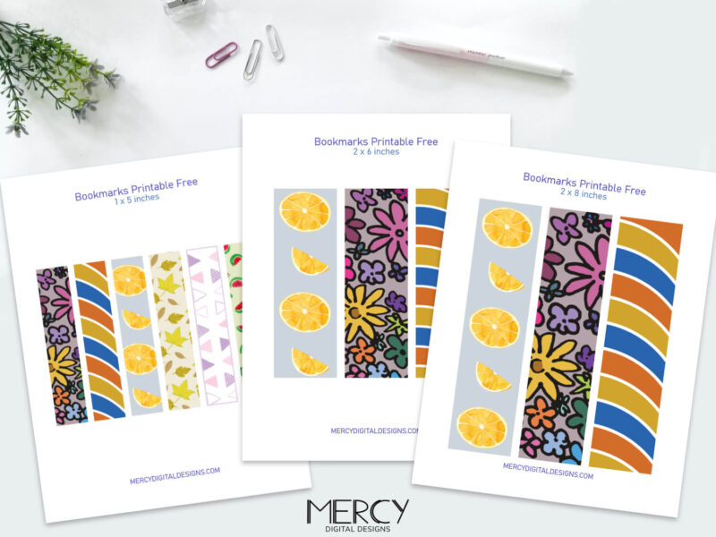 Bookmark Printable Free: 6 Designs You’ll Want to Use (PDF) • MDD
