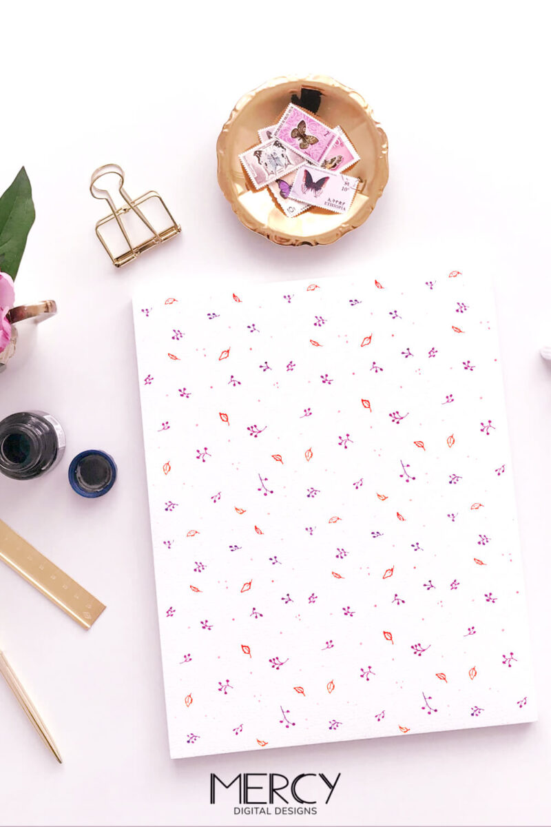 Cute Digital Paper Free • Mercy Digital Designs