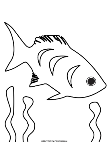 Coloring Page of Fish: 13 Printables to Color • MDD