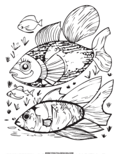 Coloring Page of Fish: 13 Printables to Color • MDD