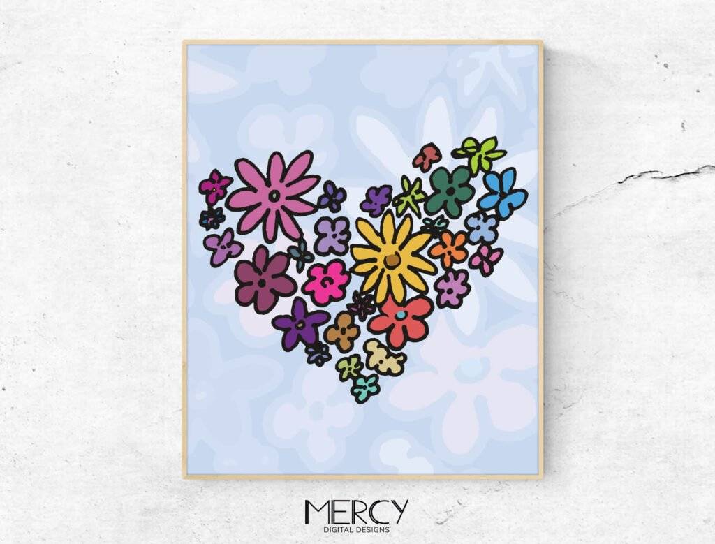 Free Printable Memo Pads Mauve Heart • Mercy Digital Designs
